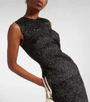 Simone Rocha Cloqué Midi Dress