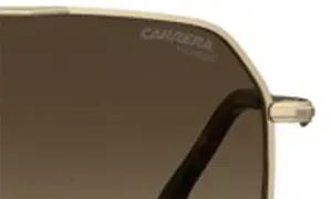 Carrera Eyewear 59mm Polarized Gradient Square Sunglasses