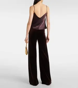 Galvan Ischia Satin Camisole - Brown