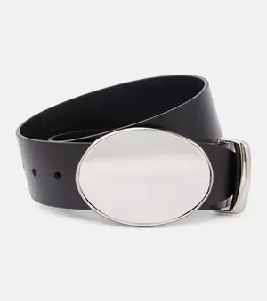Isabel Marant Leonie Leather Belt - Black
