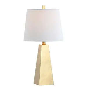 JONATHAN Y Owen Contemporary Resin Led Table Lamp - Gold Leaf
