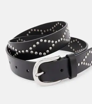 Isabel Marant Étoile Liliana Leather Belt - Black