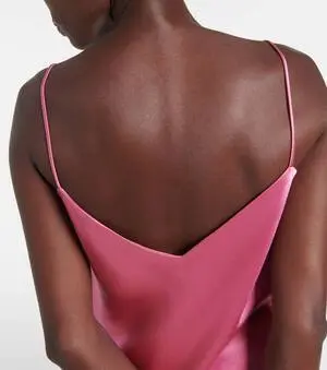 Galvan Ischia Satin Camisole - Pink