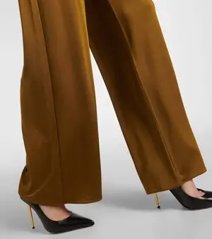 TOM FORD Satin Jersey Jumpsuit - Gold