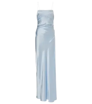 SIR. Lush Gathered Silk Slip Dress