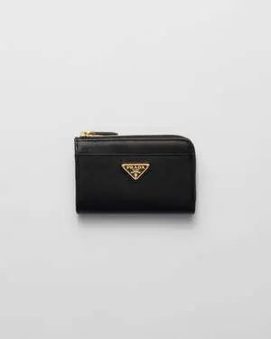 Prada Saffiano Leather Keychain - Black