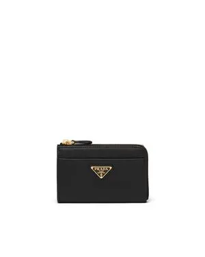 Prada Saffiano Leather Keychain - Black
