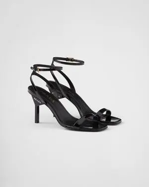 Prada Patent Leather High-heeled Sandals