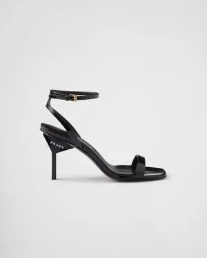 Prada Patent Leather High-heeled Sandals