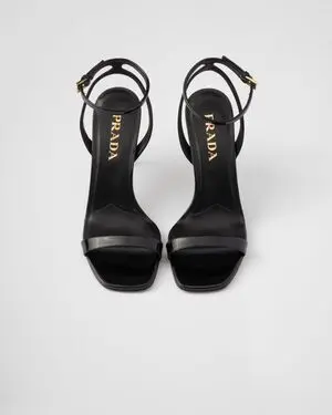 Prada Patent Leather High-heeled Sandals