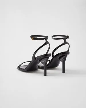 Prada Patent Leather High-heeled Sandals
