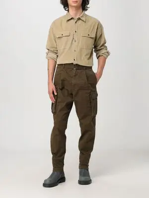 Dsquared2 Pleated Cargo Pants - Military