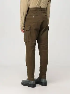 Dsquared2 Pleated Cargo Pants - Military