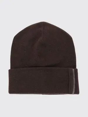 Brunello Cucinelli Ribbed Beanie - Coffee