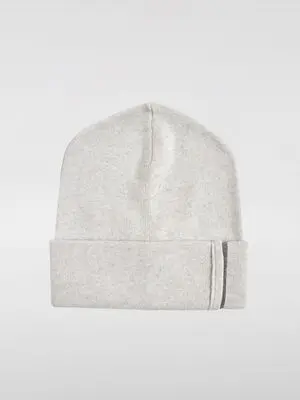 Brunello Cucinelli Ribbed Beanie Pearl
