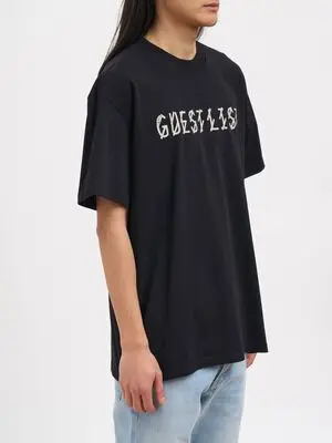 44 LABEL GROUP Maxi Logo Cotton T-shirt - Black