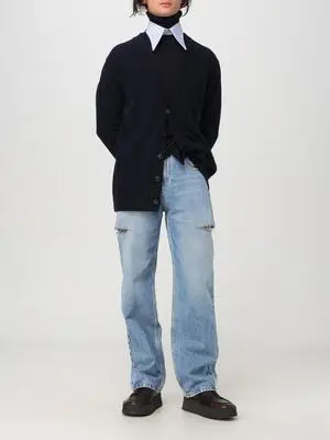 MAISON MARGIELA Light Wash Distressed Jeans