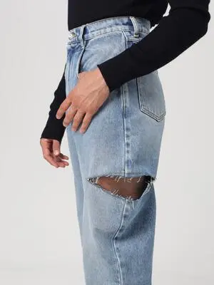MAISON MARGIELA Light Wash Distressed Jeans