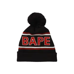A BATHING APE Knit Cap - Black