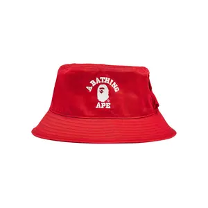 A BATHING APE Logo-print Bucket Hat - Red