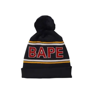 A BATHING APE Knit Cap - Blue