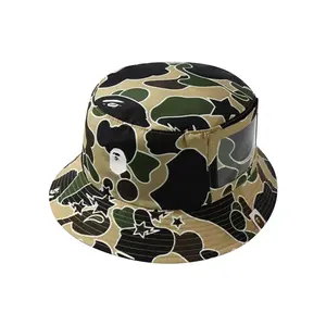 A BATHING APE Sta Camo Pocket Bucket Hat - Yellow