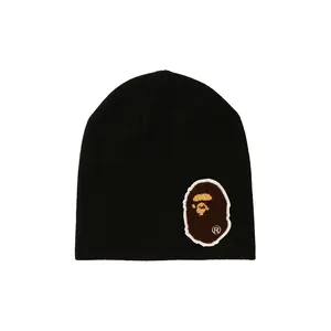 A BATHING APE Big Ape Head Knit Cap - Black
