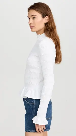 Merlette Kantor Jersey Top - White