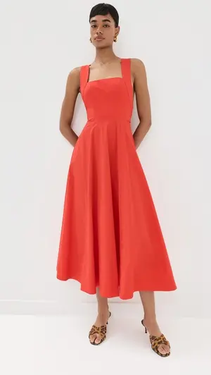 Staud Teresa Midi Dress