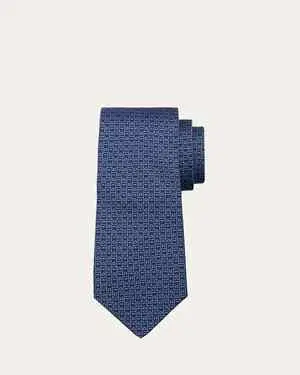 FERRAGAMO Ferragamo Gancini Silk Tie Fnavyros