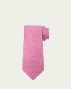 FERRAGAMO Ferragamo Gancini Silk Tie Frosa