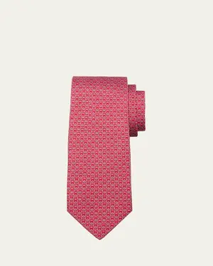 FERRAGAMO Ferragamo Gancini Silk Tie Frosso