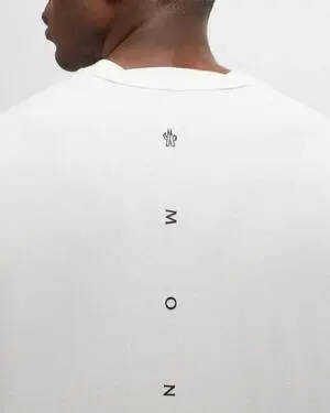 Moncler Apos;s Basic Logo T-shirt - Open Grey