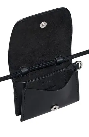 Lié Studio Stella Leather Wallet - Solid Black