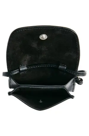 Lié Studio Stella Leather Wallet - Solid Black