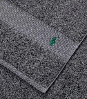 Ralph Lauren Polo Player Bath Towel - Grey