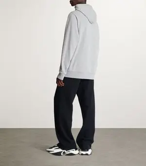 Balmain Cotton Logo Patch Hoodie
