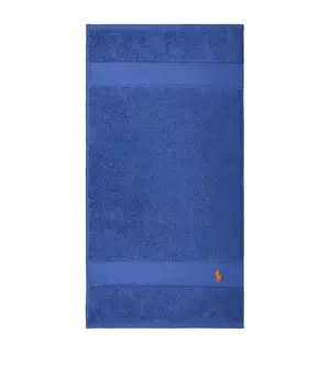 Ralph Lauren Polo Player Guest Towel - Blue
