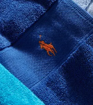 Ralph Lauren Polo Player Bath Towel - Blue