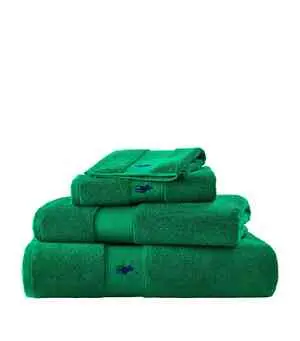 Ralph Lauren Polo Player Guest Towel - Green