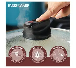 FARBERWARE Smart Control Nonstick Covered Stock Pot 6qt
