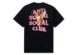 Anti Social Social Club Black T-shirts For Men