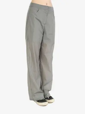 AMOMENTO Reversible Flared Trousers
