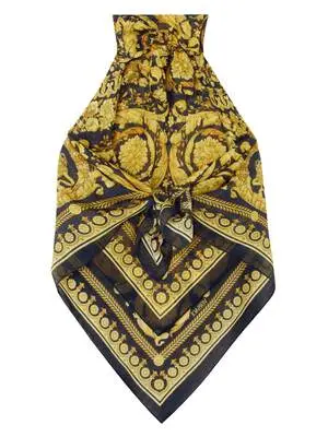 Versace Barocco Cover-up Top - Black