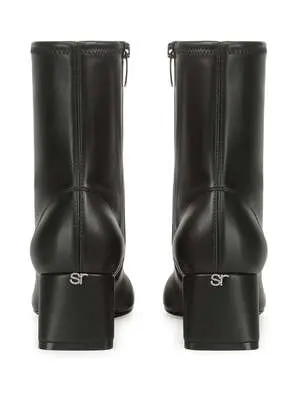SERGIO ROSSI Sr Pilier Leather Ankle Boots