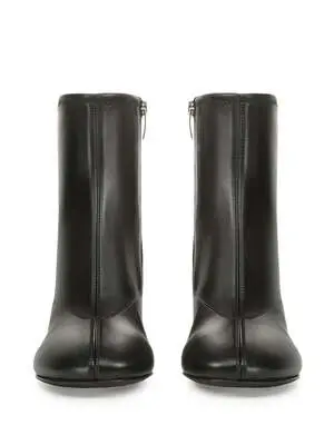 SERGIO ROSSI Sr Pilier Leather Ankle Boots