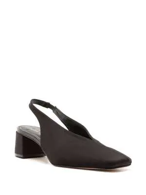 STUDIO CHOFAKIAN Slingback Leather Pumps
