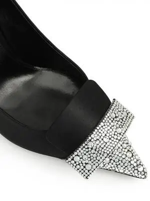 SERGIO ROSSI Embellished 90mm Leather Shoes
