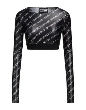 Versace Logo-print Crop Top