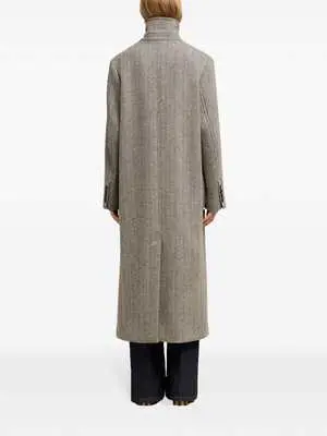 AMI Paris High-neck Wool Coat